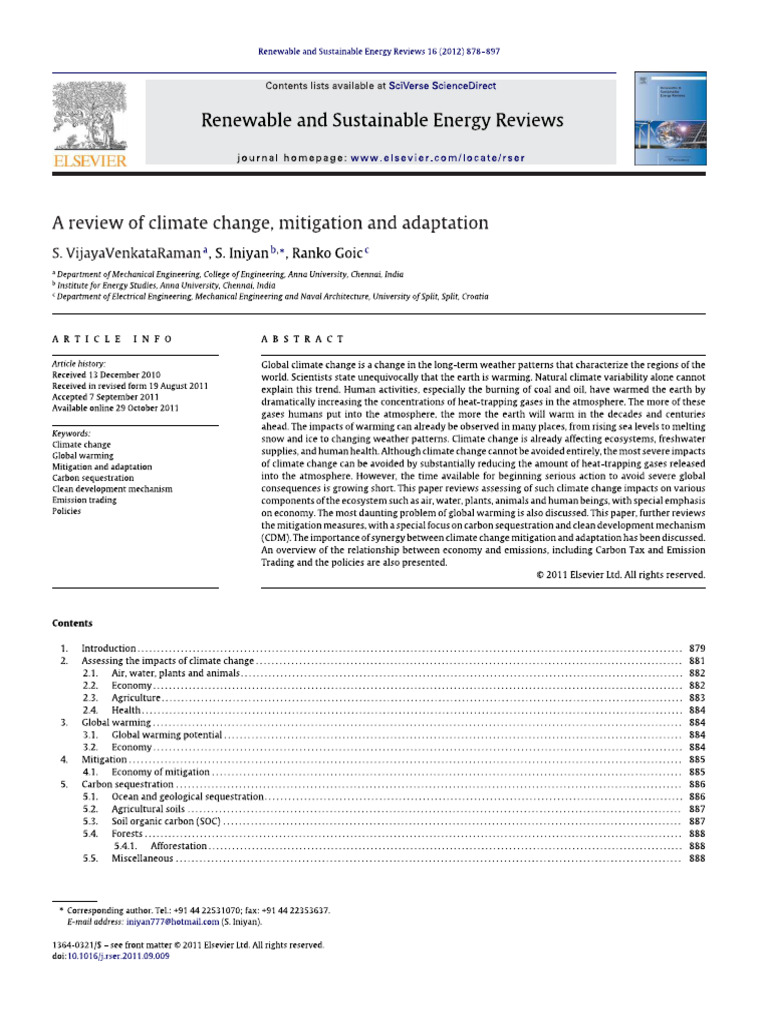 Climate Change Mitigation and Adaptation 240709 124252 | PDF