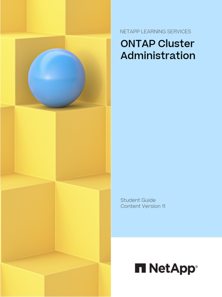 Documents 151782 STRSW ILT ONTAPADM StudentGuide | PDF | Computer Science | Computer Hardware