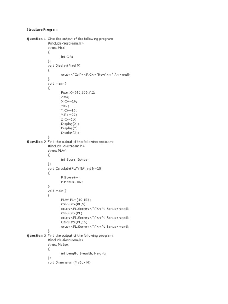 Cpp Pdf Integer Computer Science Array Data Structure 4969