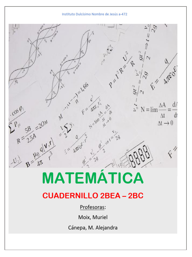 Cuadernillo 2do | PDF | Pendiente | Geometría Elemental