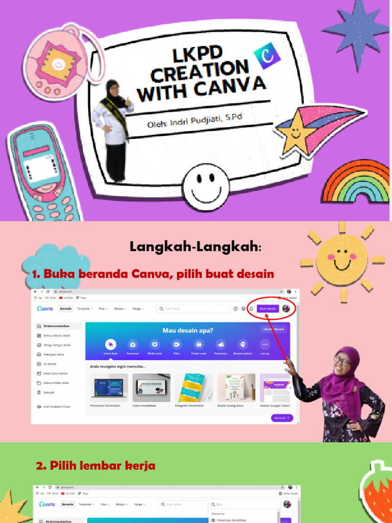 Tutorial Membuat LKPD Dengan Canva | PDF