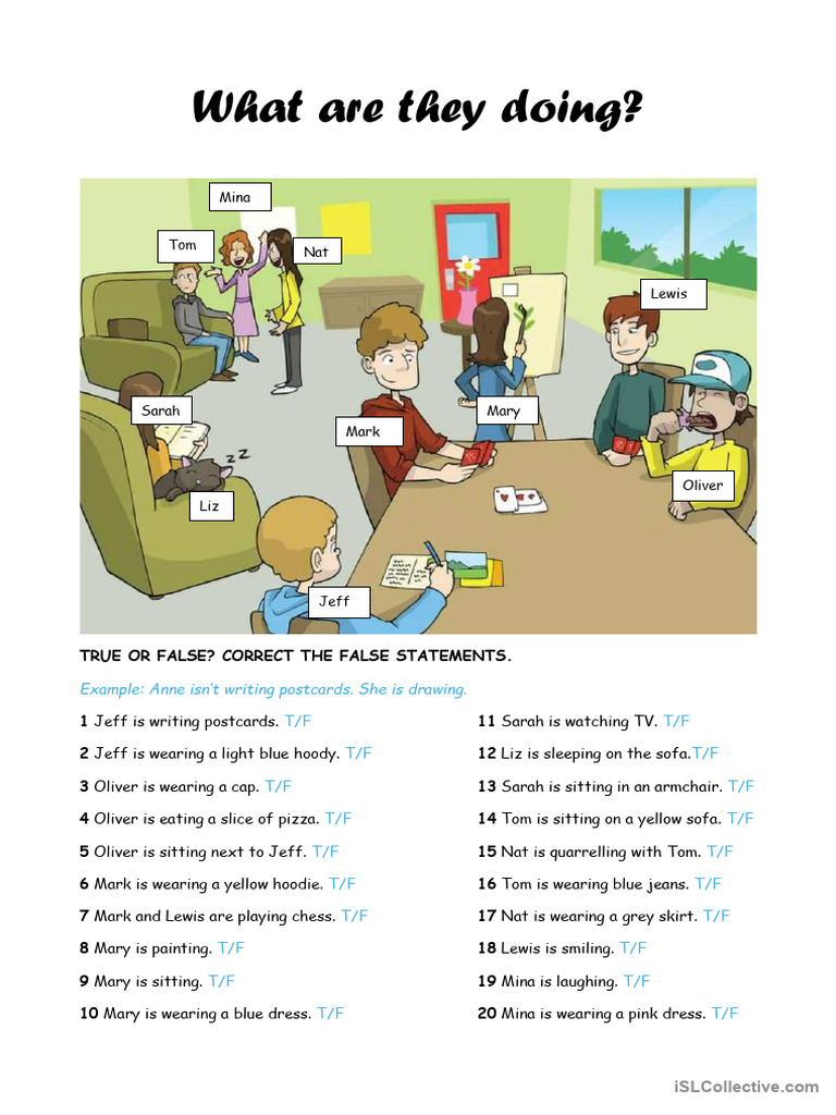 True or False Activity for English Learners | PDF