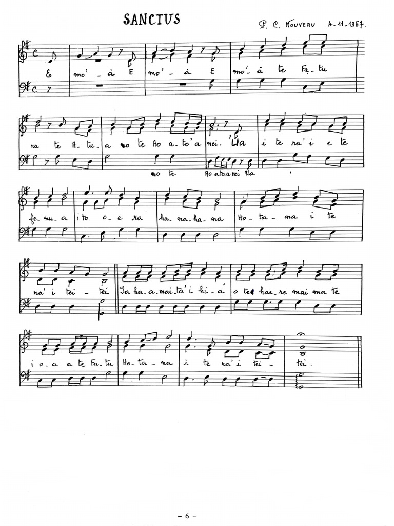 8 Sanctus MH p.6 P.C Nouveau | PDF