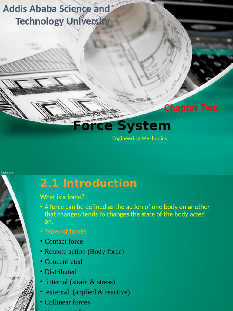 Chapter 2 Force System | PDF | Rotation | Force