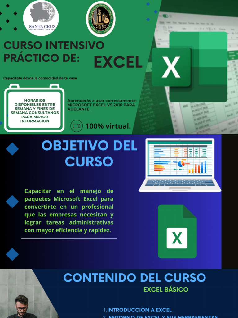 Dossier Curso Excel Basico Intermedio Avanzado - PDF 3 | PDF