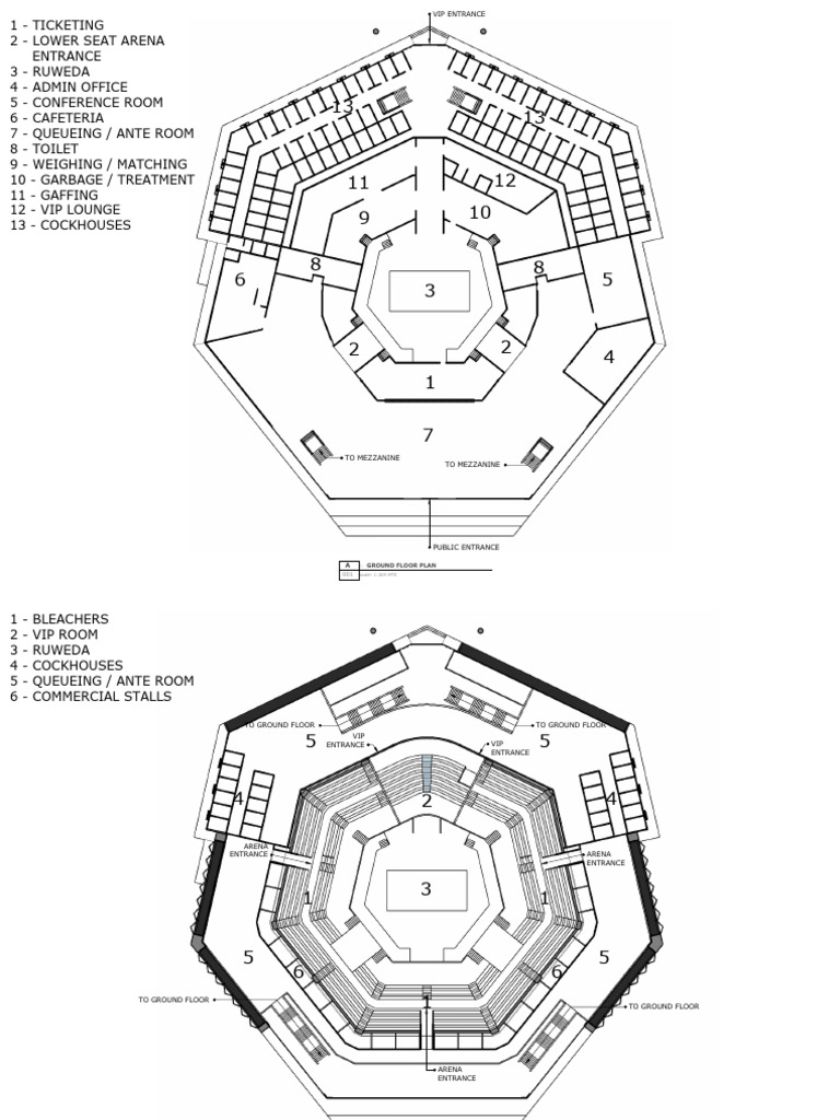 Cockpit Arena Floor Plan Overview | PDF | Buildings And Structures ...