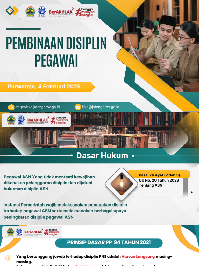 Disiplin ASN: Aturan dan Pelanggaran | PDF