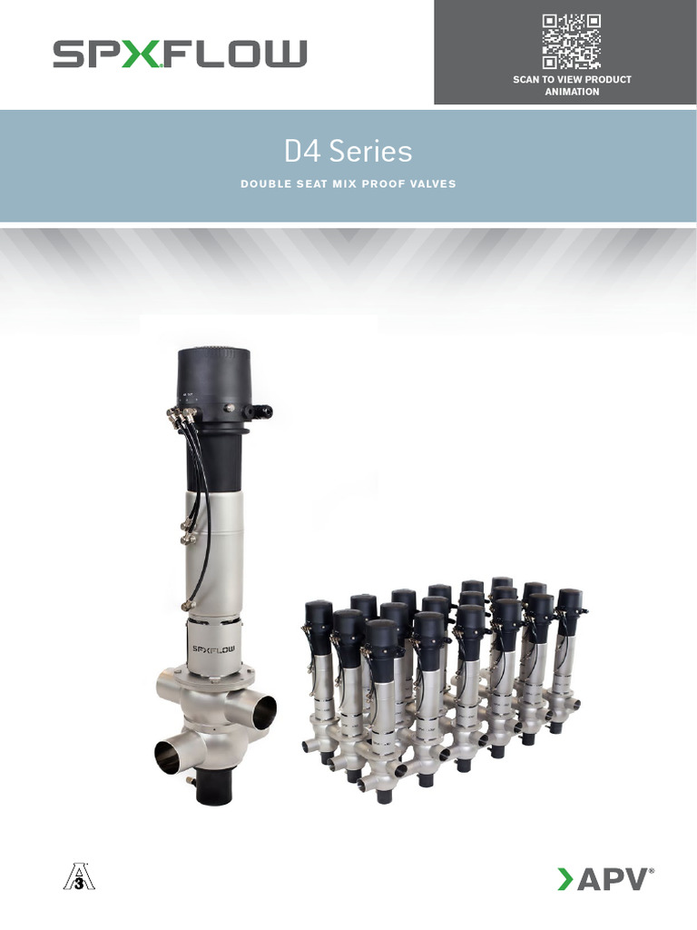 Apv Valves Mix Proof d4 8048 Bro GB | PDF | Valve | Leak