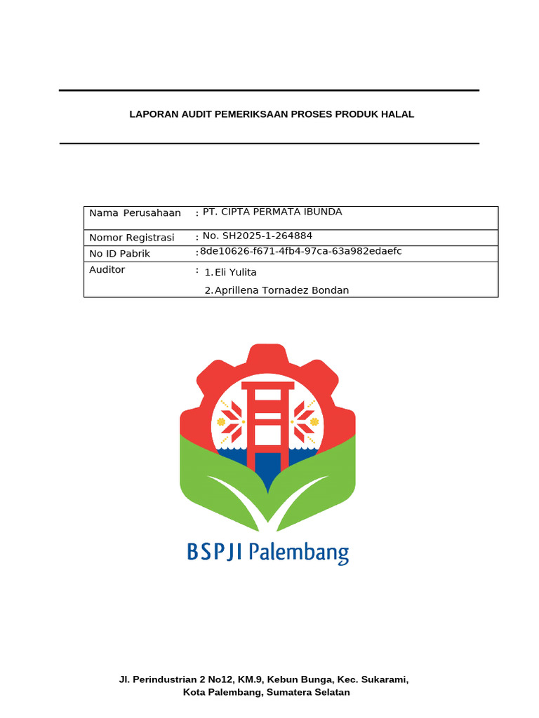 final-LAPORAN HASIL AUDIT-2 | PDF
