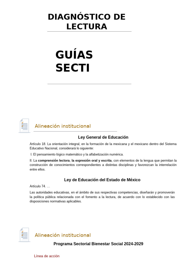Guia Secti | PDF | Aprendizaje