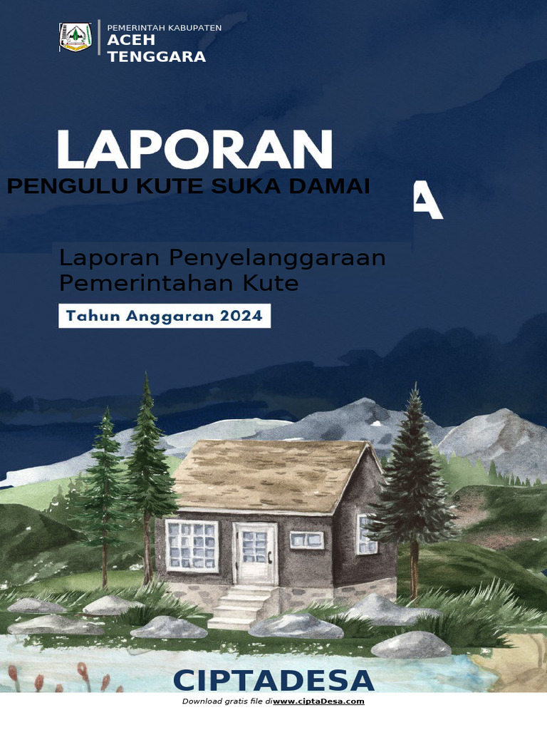 Laporan Pemerintahan Kute Suka Damai 2024 | PDF