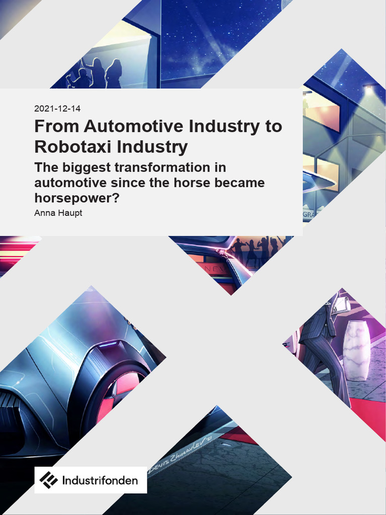Automotive to Robotaxi Transformation | PDF | Car | Engines