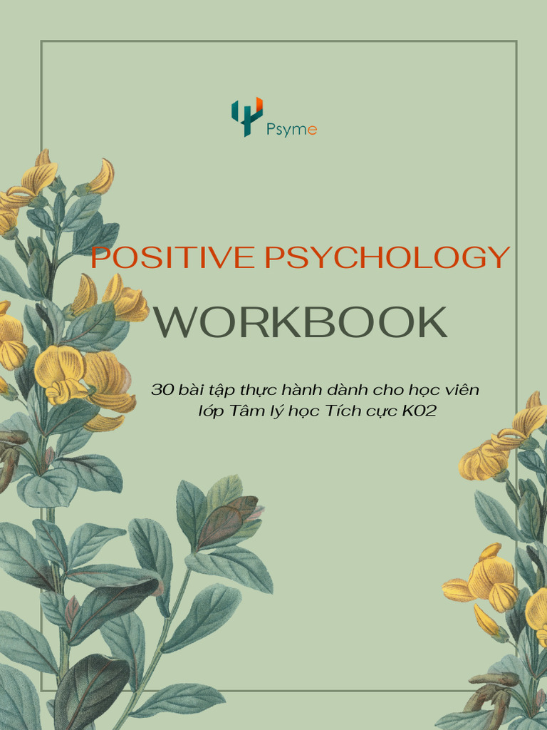 Positive Psychology Workbook | PDF