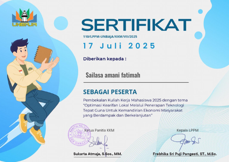 Salinan SERTIFIKAT | PDF