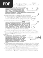 Deriving Physics Equations Practice | PDF | Orbit | Mass
