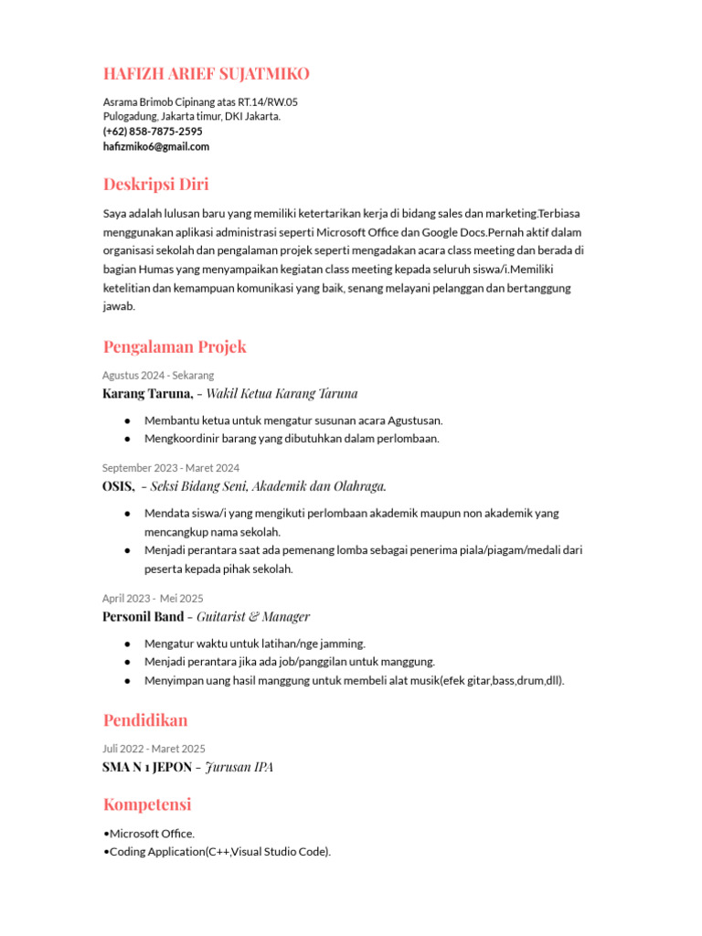 Resume | PDF