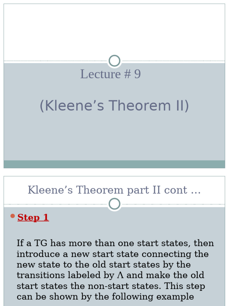 1bd6e7 - Theory of Automata 09 | PDF | Mathematics | Theoretical ...