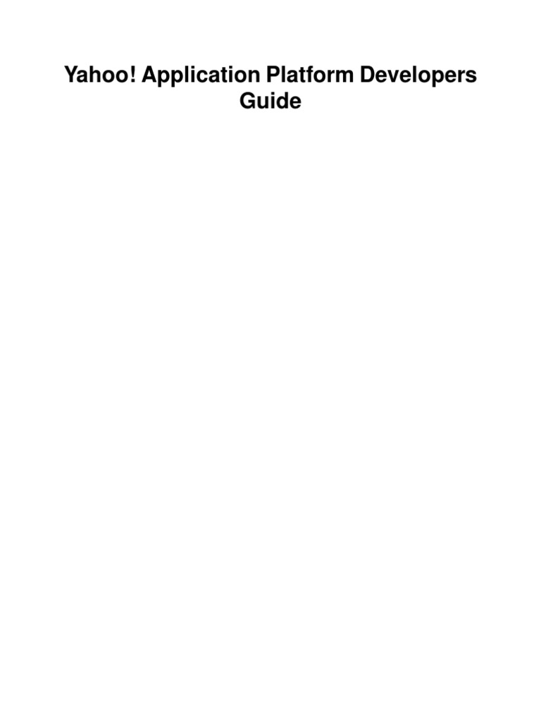 Yap Dev Guide | PDF | Java Script | Adobe Flash