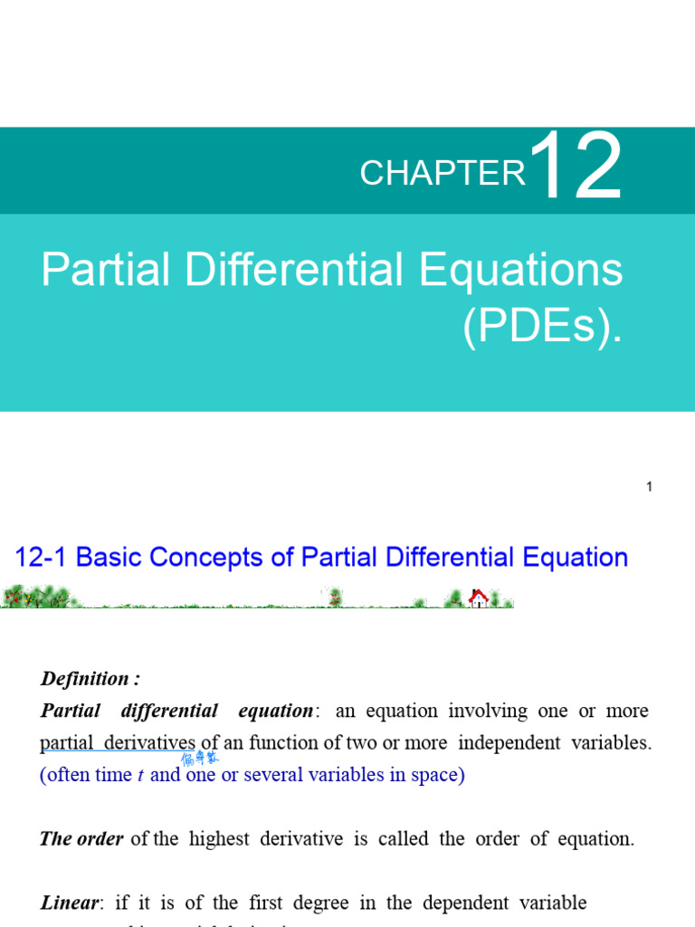 Understanding Partial Differential Equations | PDF | Partial ...
