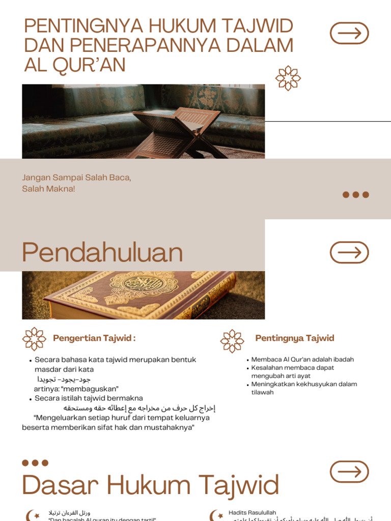 Pentingnya Hukum Tajwid dalam Al-Qur'an | PDF