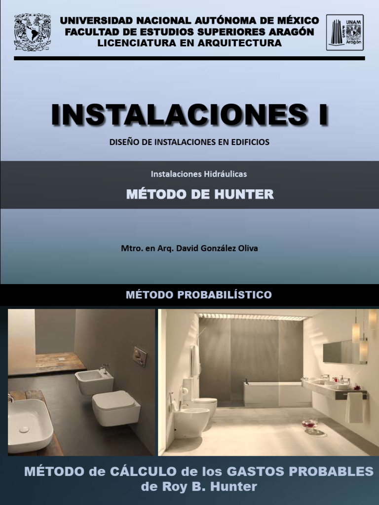Diseño de Instalaciones Hidráulicas | PDF | Agua | Plomería