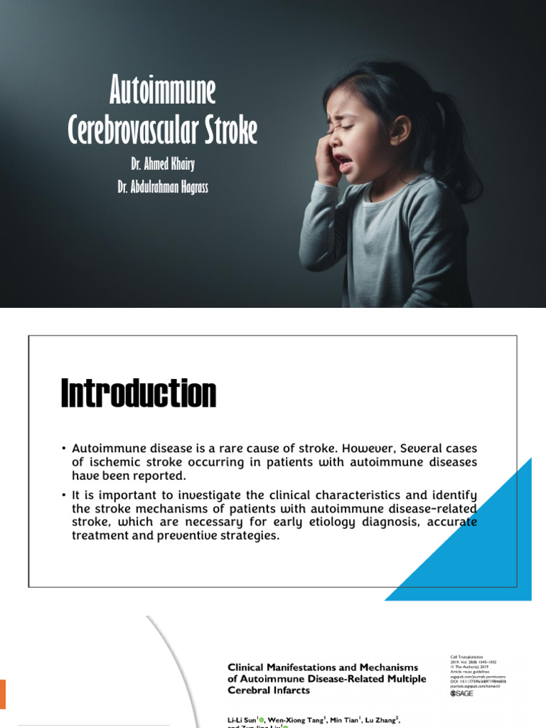 Autoimmune Cerebrovascular Stroke | PDF | Stroke | Psoriasis