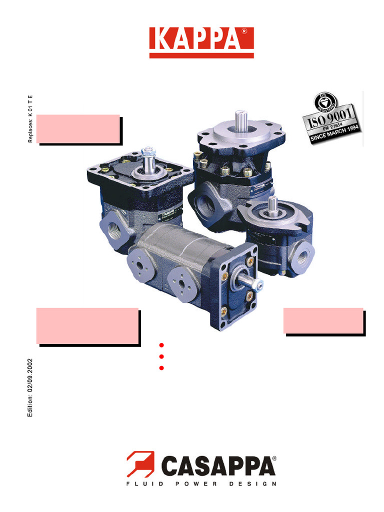 Kappa Catalogue | PDF | Pump | Mechanical Engineering