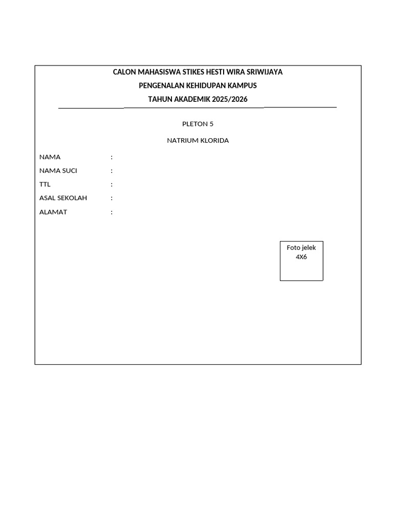 Format Nama Suci Dan Makalah-1 | PDF