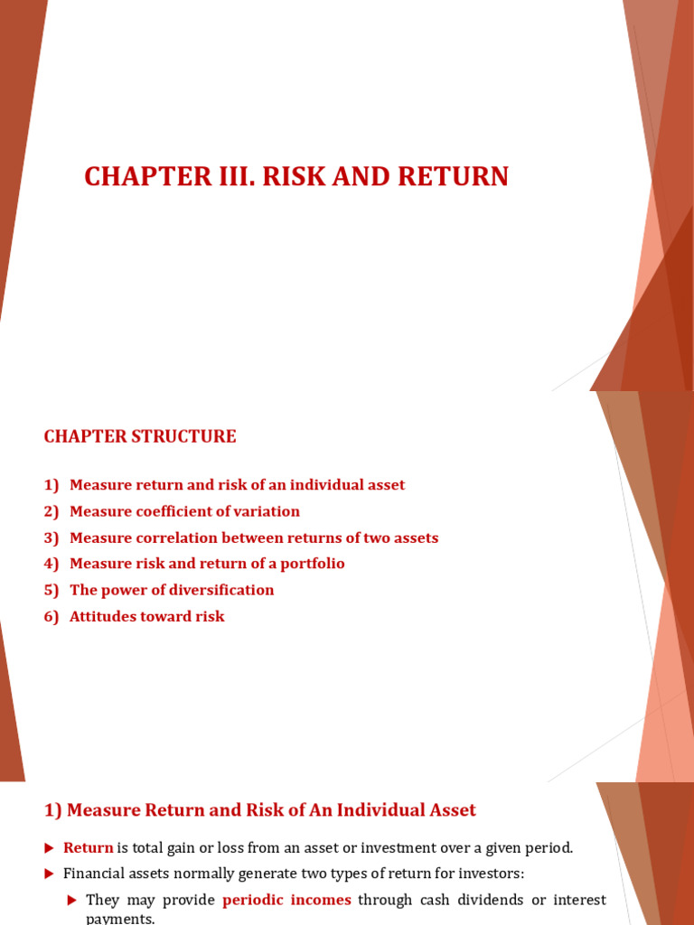 Chapter 3. Risk and Return | PDF | Variance | Standard Deviation