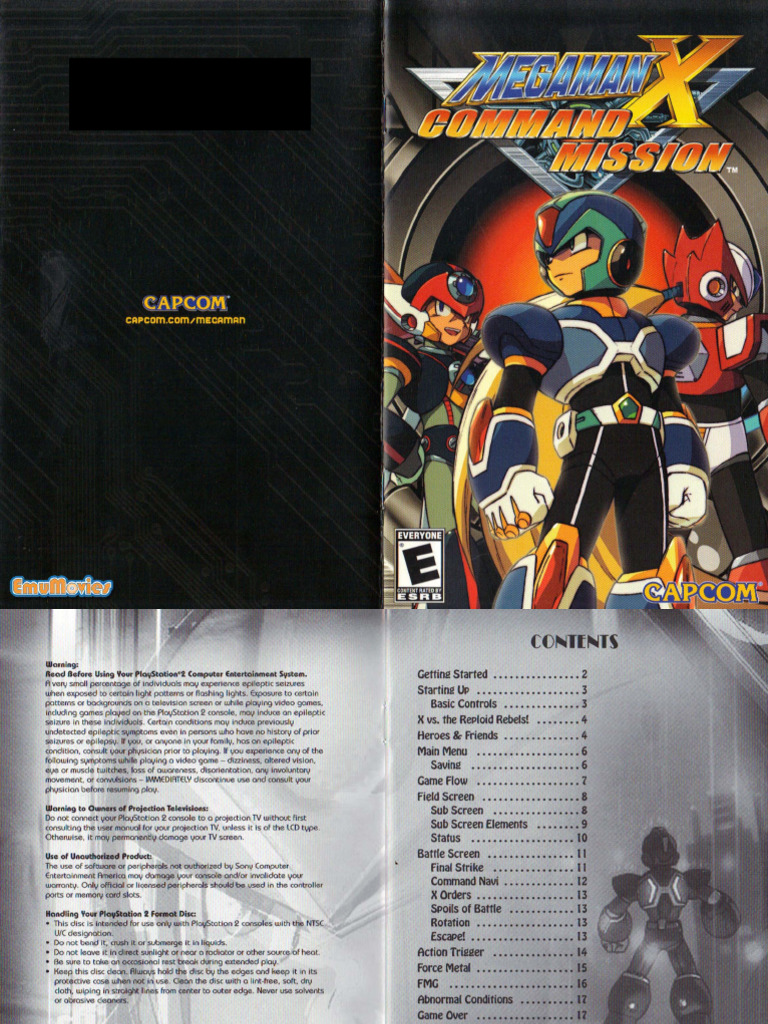 Mega Man X - Command Mission (USA) | PDF