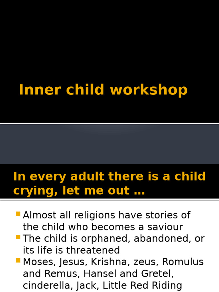 Healing Your Inner Child Workshop | PDF | Anger | Feeling