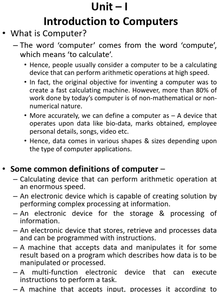 Computer Fundamentals | PDF | Computer Data Storage | Byte
