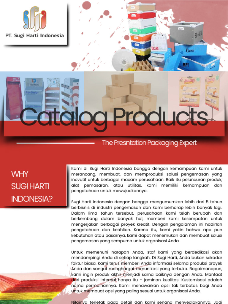 Katalog Box & Display Sugi Harti Indonesia | PDF