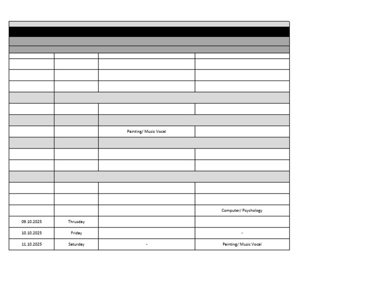 Lbs SR Sec. Final Date Sheet Xi and Xii. | PDF