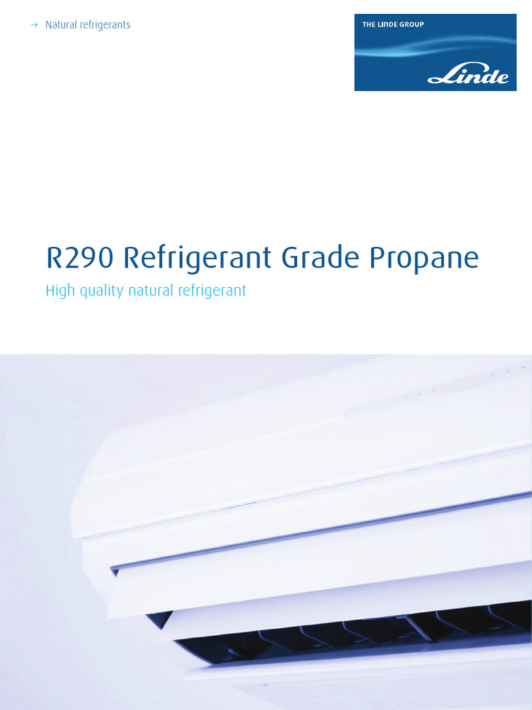 Linde R290 Refrigerant Grade Propane | PDF | Propane | Chemical Process ...