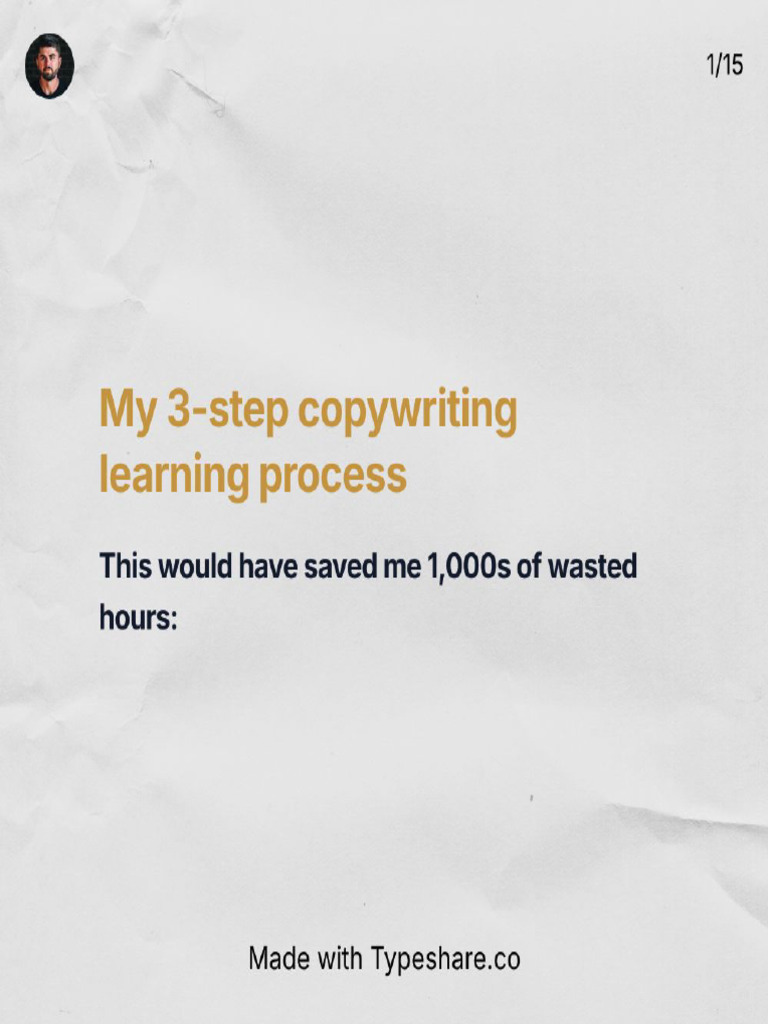 Master Copywriting in 3 Simple Steps | PDF