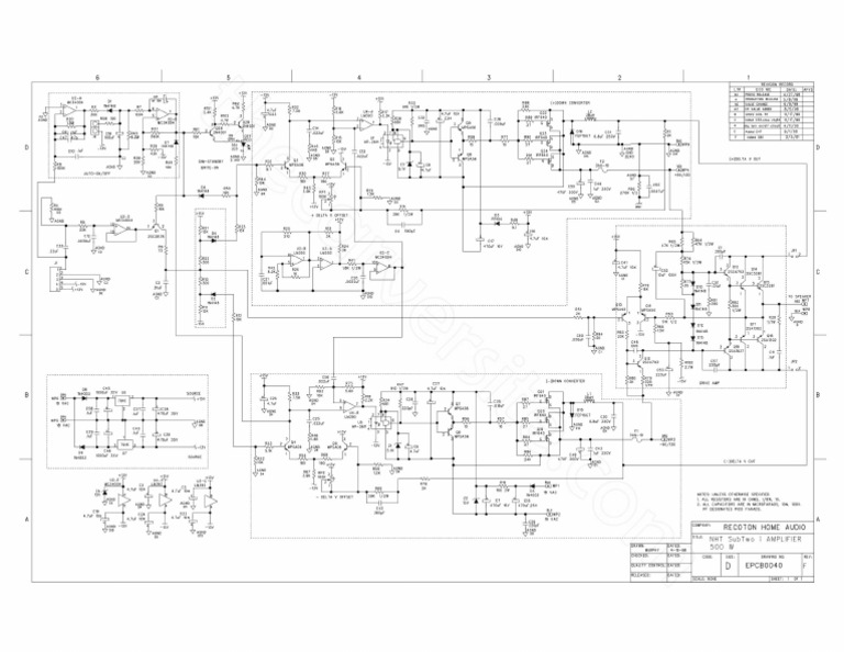 Recoton Home Audio NHT Subtwo I Amplifier Sunfire True Subwoofer Mkii ...