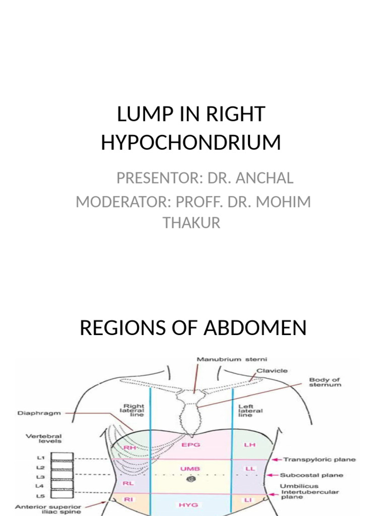 Lump in Right Hypochondrium | PDF | Gallbladder | Liver