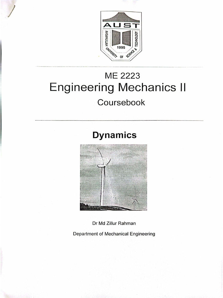 Dynamics Engineering Mechanics II | PDF