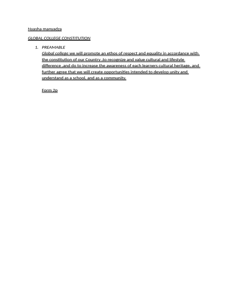 Nyashadzashe Manyadza | PDF