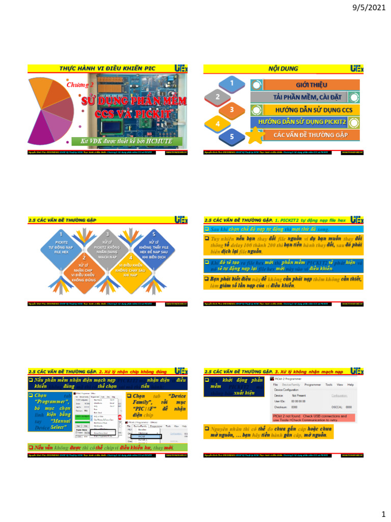 TT VDK Chuong 02 HDSD Phan Mem Ccs Pickit2 Phan 5 Xuly Error | PDF