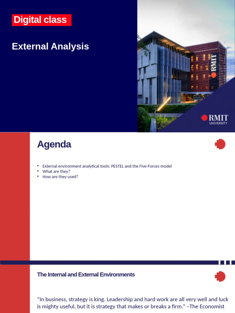 External Analysis: PESTEL & Strategy Insights | PDF | Strategic ...