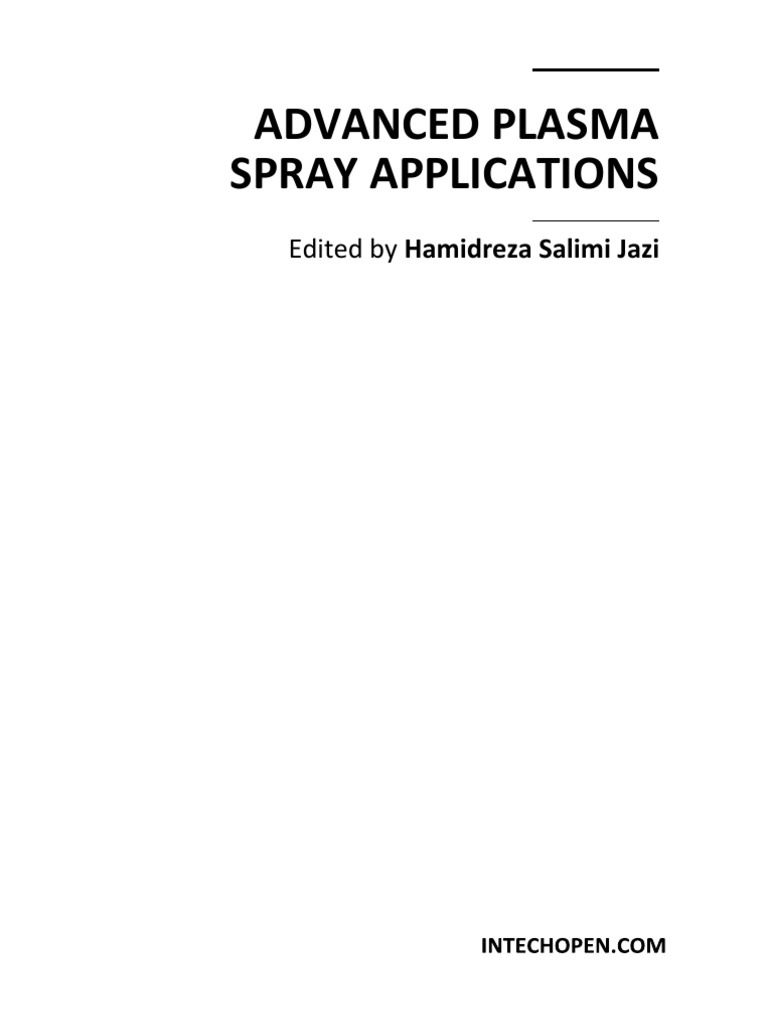 Advanced Plasma Spray Applications | PDF | Corrosion | Chemical Engineering