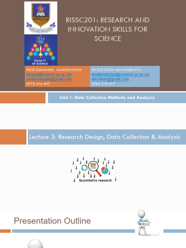 Lecture 3 - Research Design, Data Collection and Analysis-1 | PDF ...
