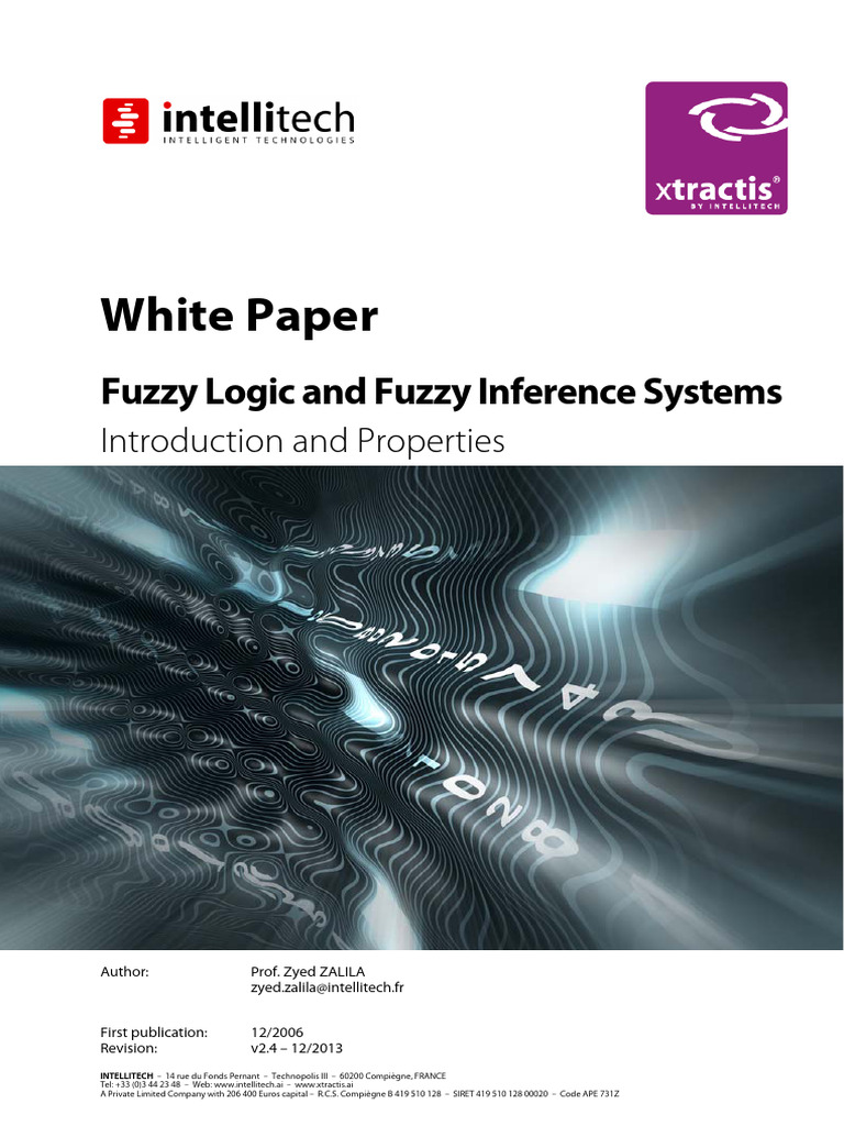 White Paper EN Introduction To Fuzzy Theory | PDF | Fuzzy Logic | Logic