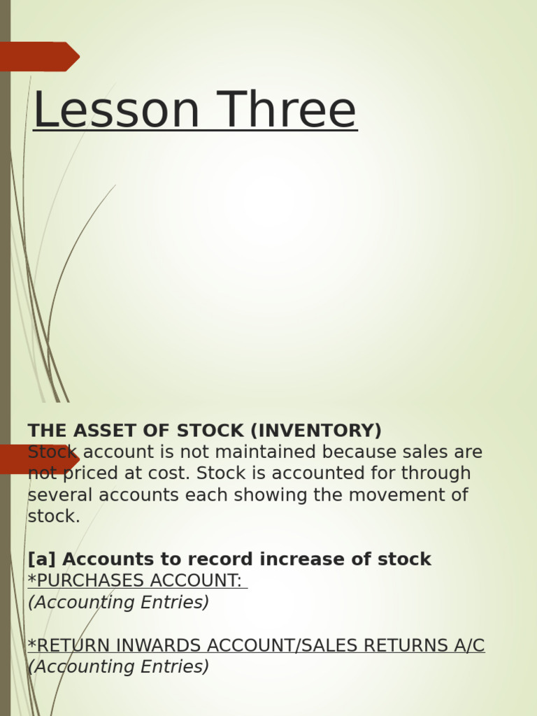 Lesson 3 | PDF | Debits And Credits | Business
