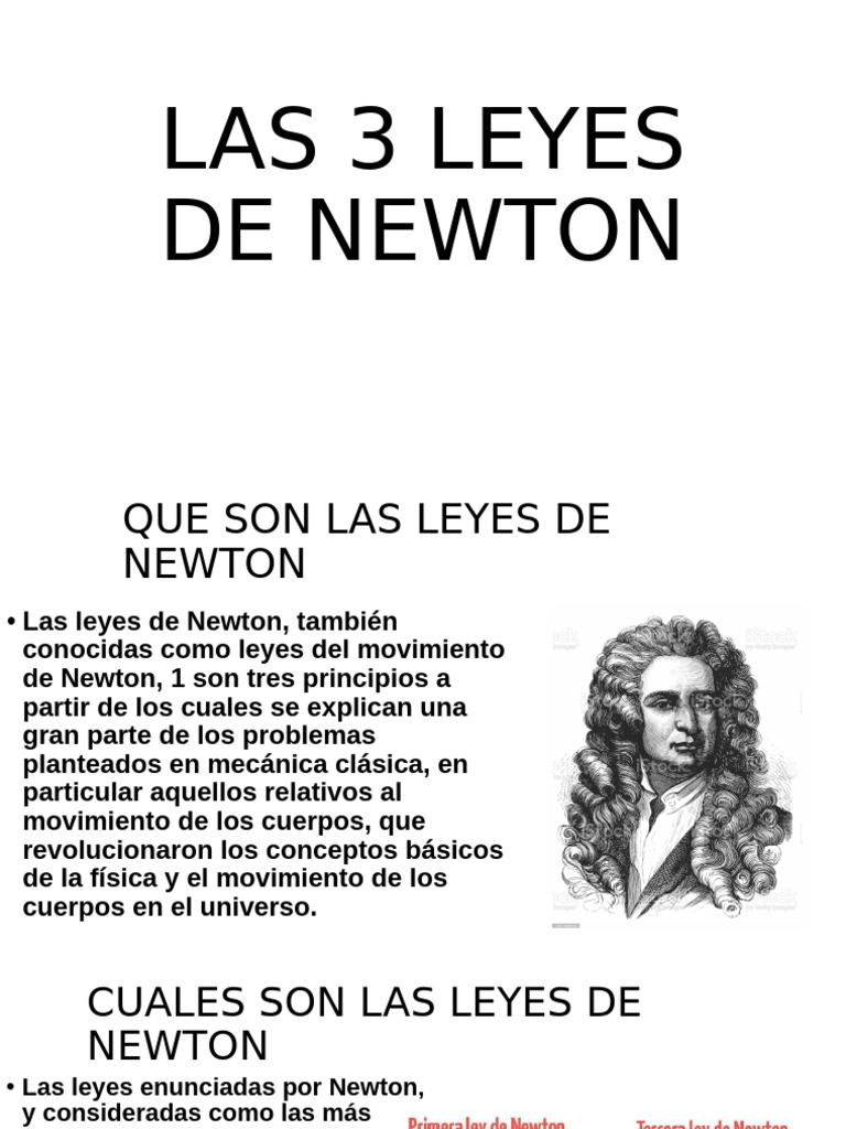 Leyes de Newton: Principios del Movimiento | PDF