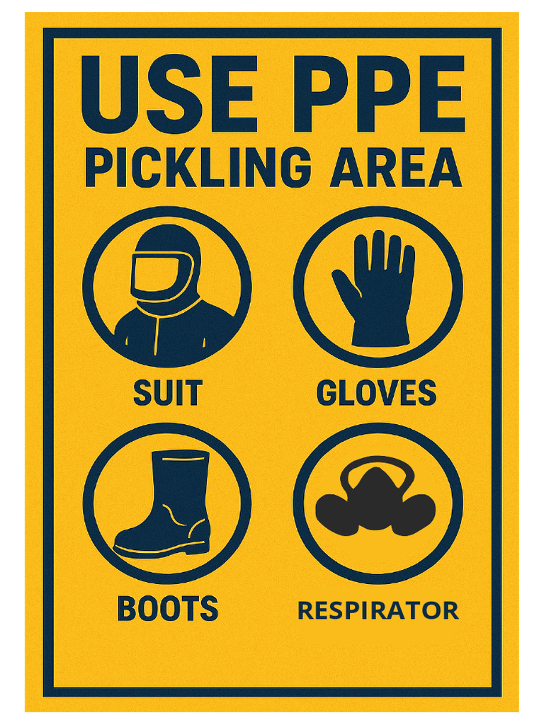 Ppe Pickling Area | PDF