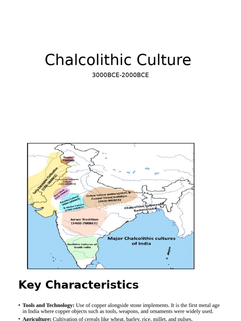Overview of Chalcolithic Culture in India | PDF