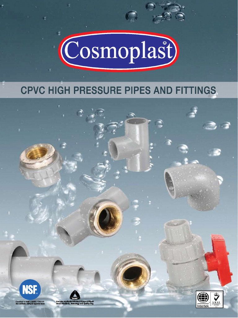 CPVC Pressure Catalogue | PDF